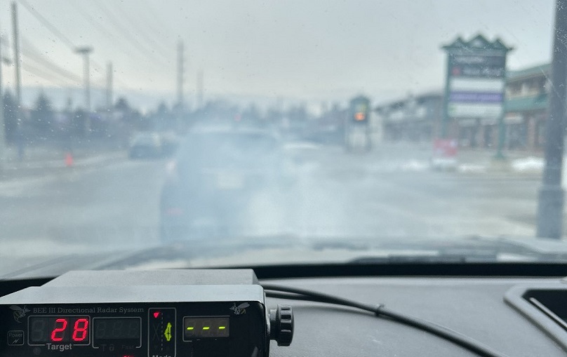 No, it's not a whiteout... just a hot smokin' car - Durham Post