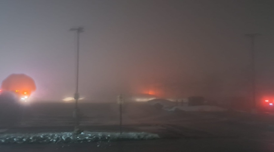 What is this seen on foggy Tuesday evening in Clarington - Durham Post
